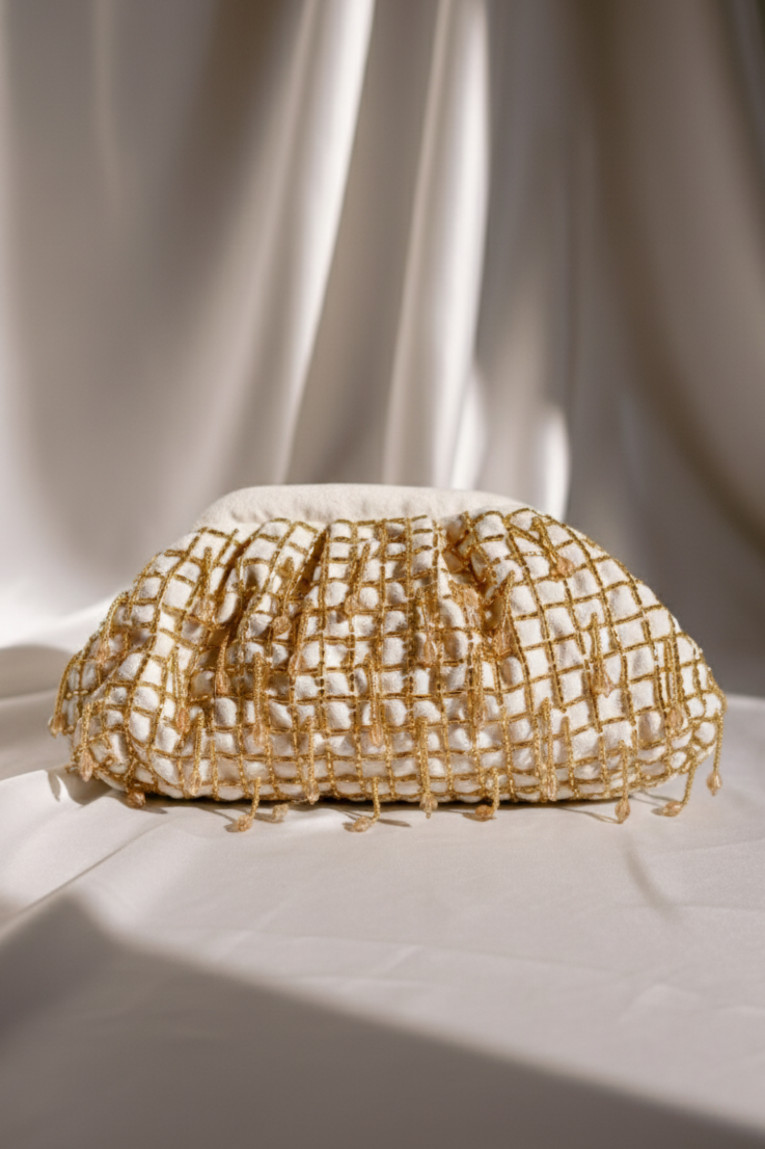 Ballet Puff Clutch – The Saree Room